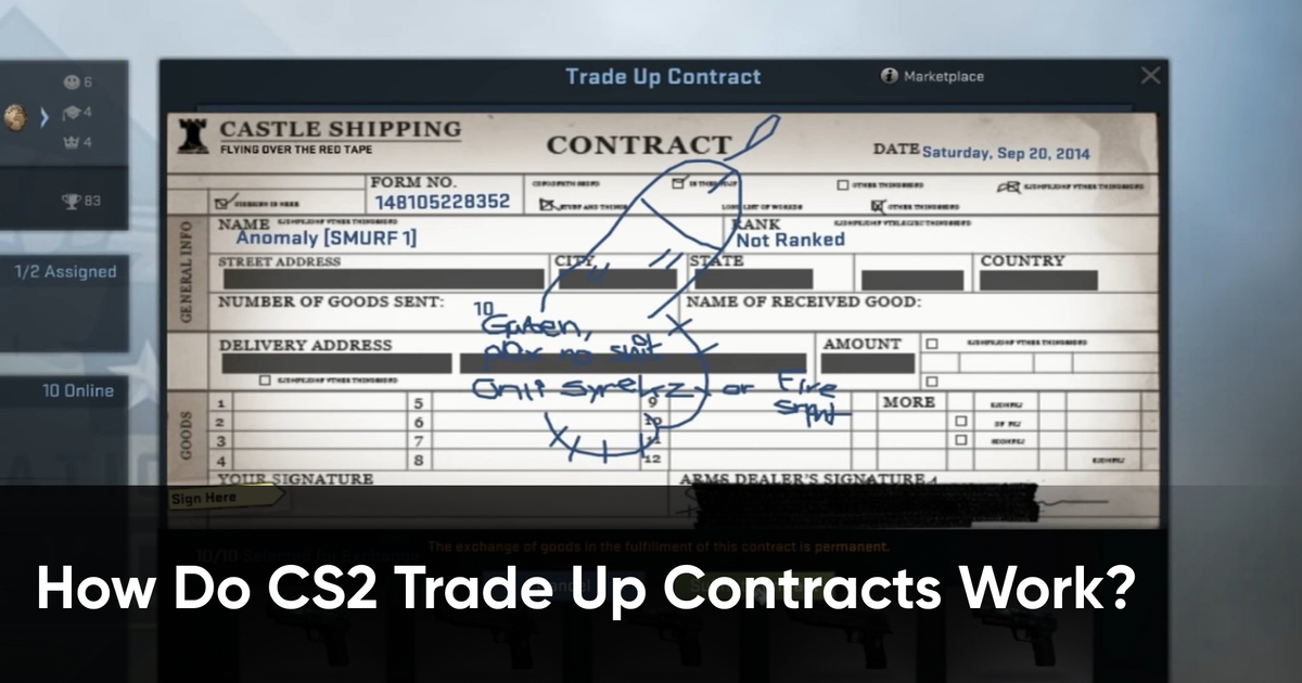 How Do CS2 Trade Up Contracts Work? - SkinSwap Blog